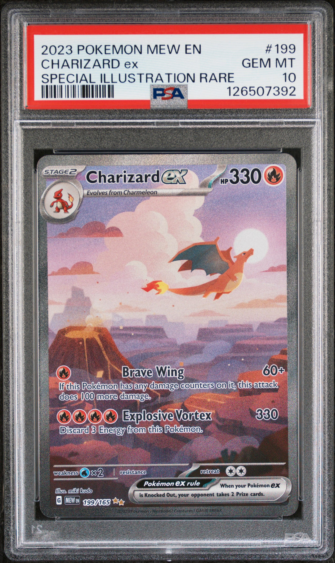 2023 Pokemon Mew En-151 Charizard Ex #199 PSA 10 – Aloha Card Shop